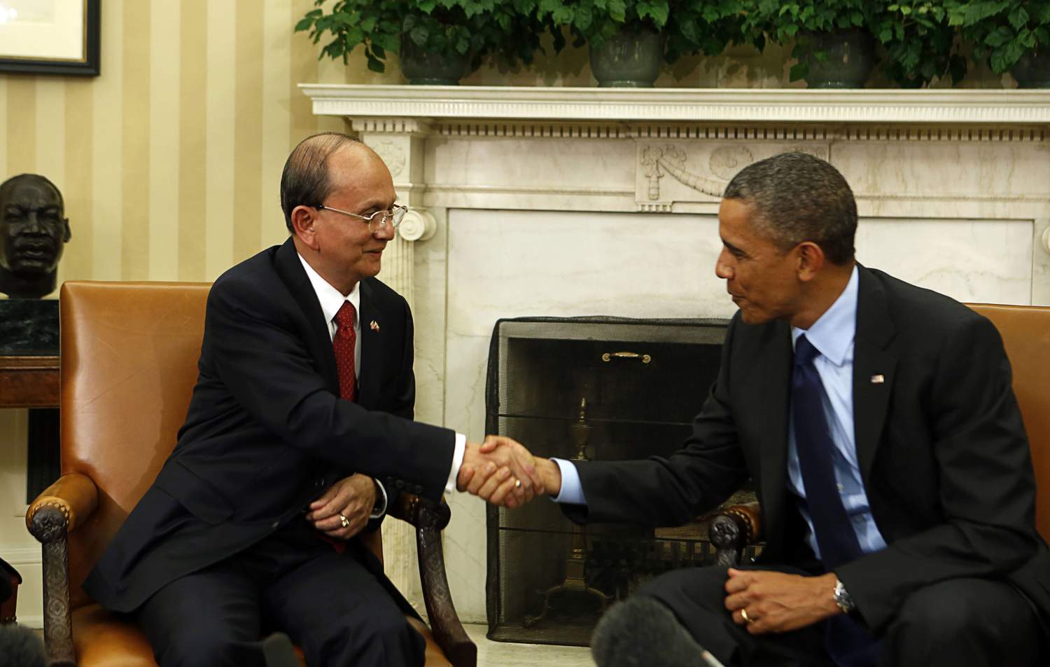 Myanmar president in historic White House visit - ABC News
