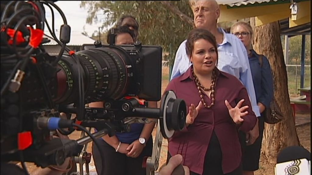 First entirely Indigenous comedy TV series films in Central Australia ...