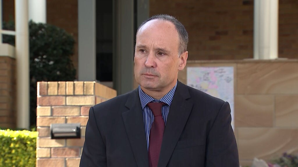 Principal of Emmanuel College, Daniel Brown at Sophie's memorial - ABC News