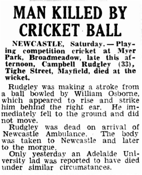 Cricket death report highlights need for more neck and chest protection ...