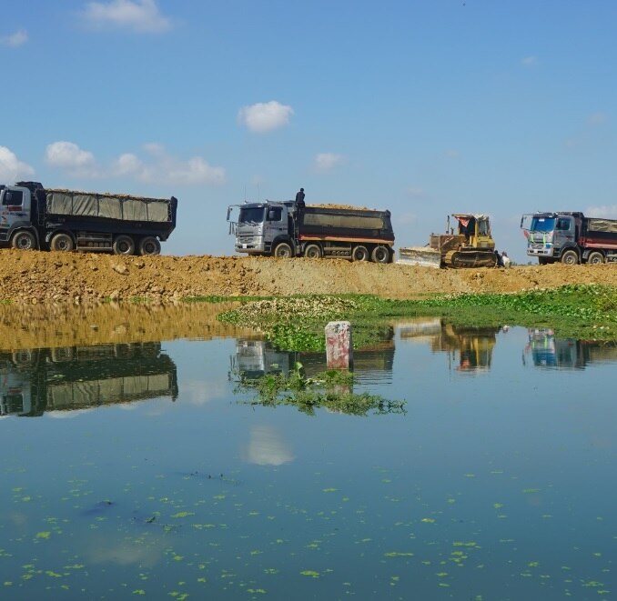 Cambodian satellite city near Phnom Penh destroying wetlands with 1 ...