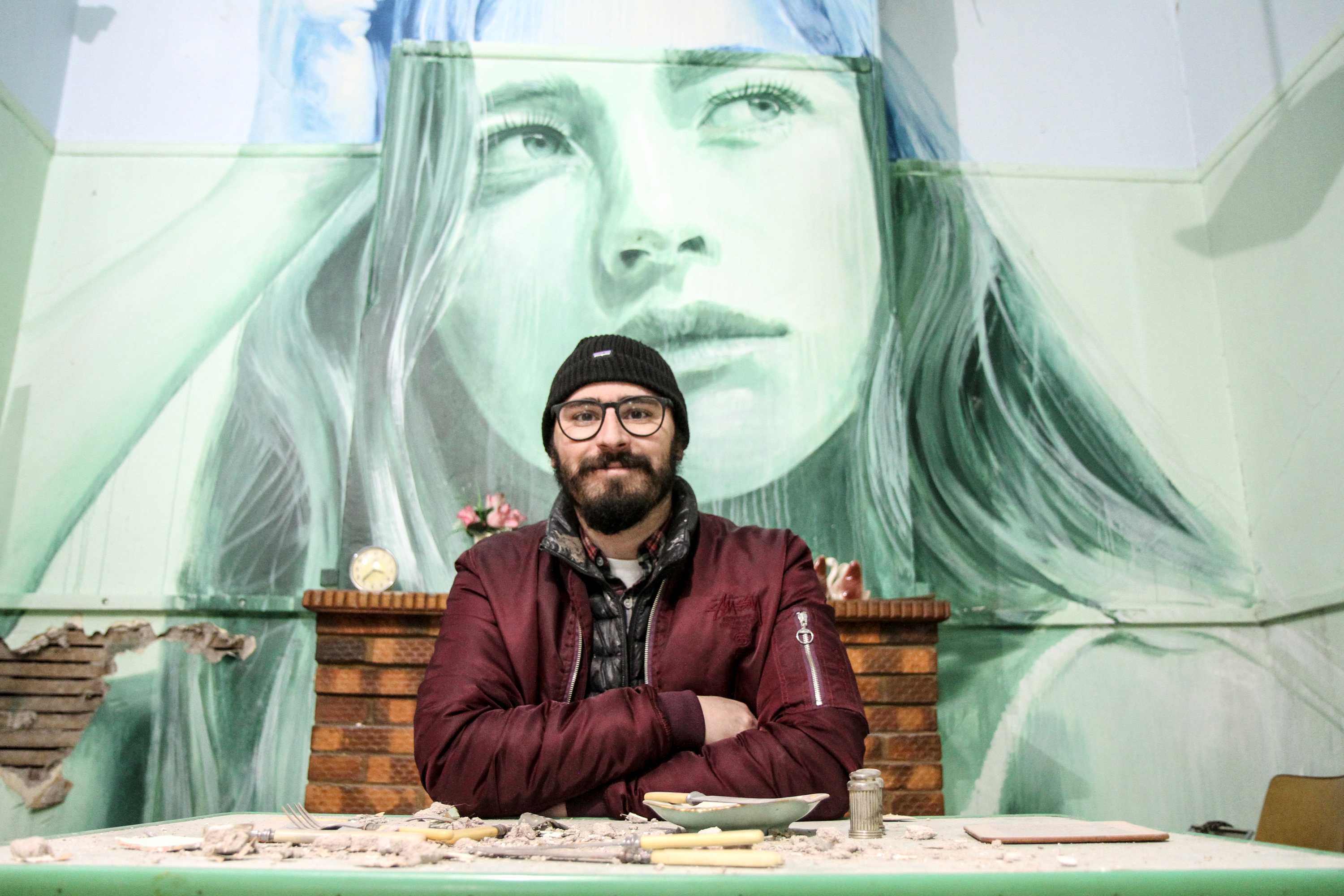 Street artist Rone transforms derelict Melbourne house for 'Omega ...