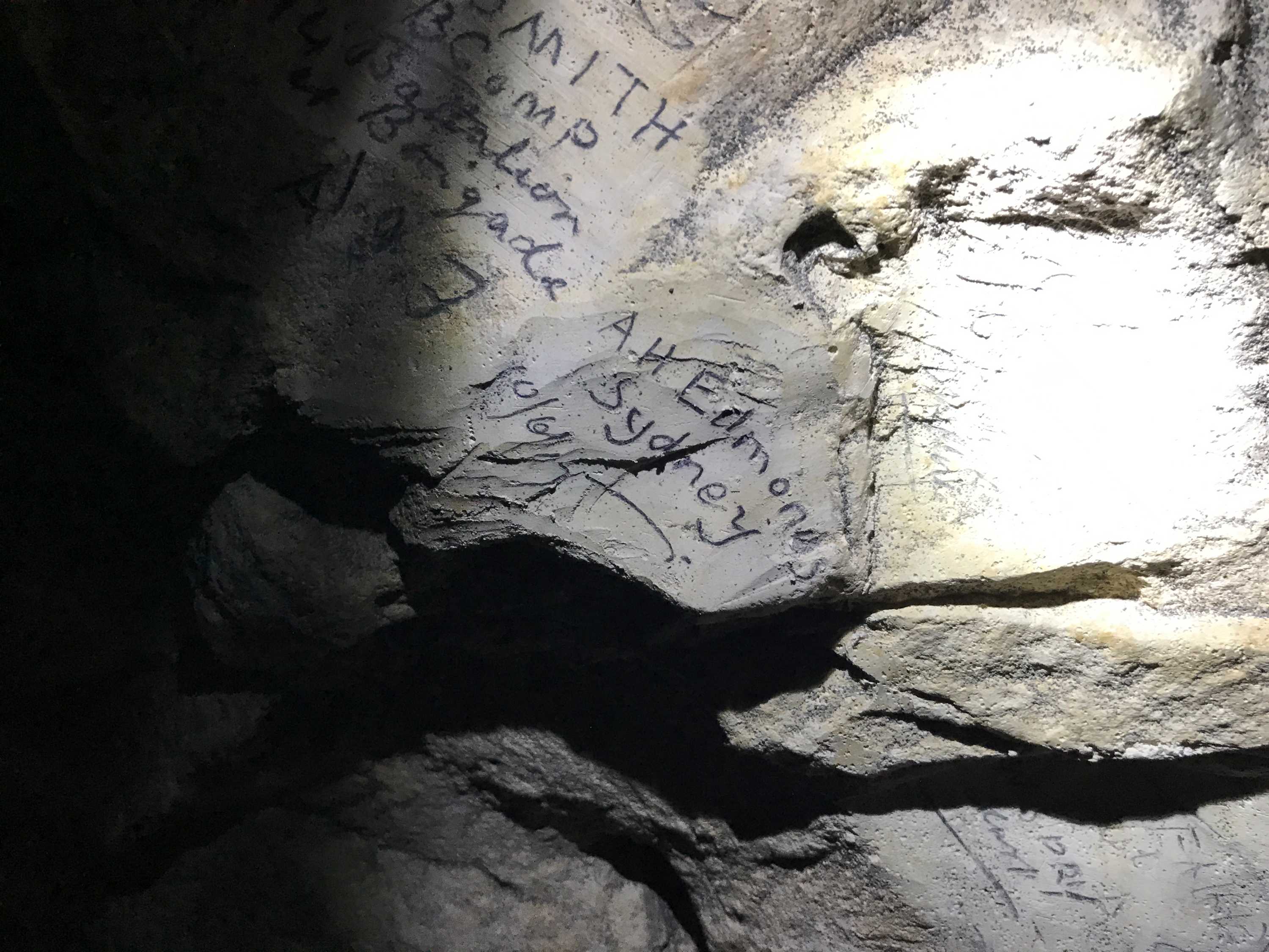 Anzac graffiti 'from the end of the world' unearthed in ancient French ...