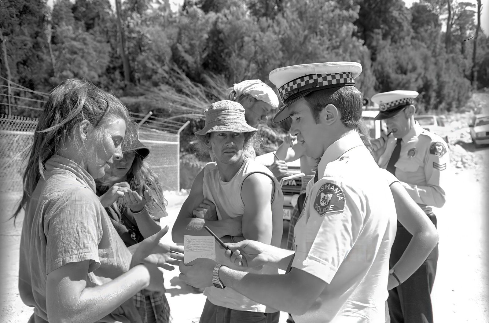 Franklin River blockade protester reunited with policeman who arrested ...