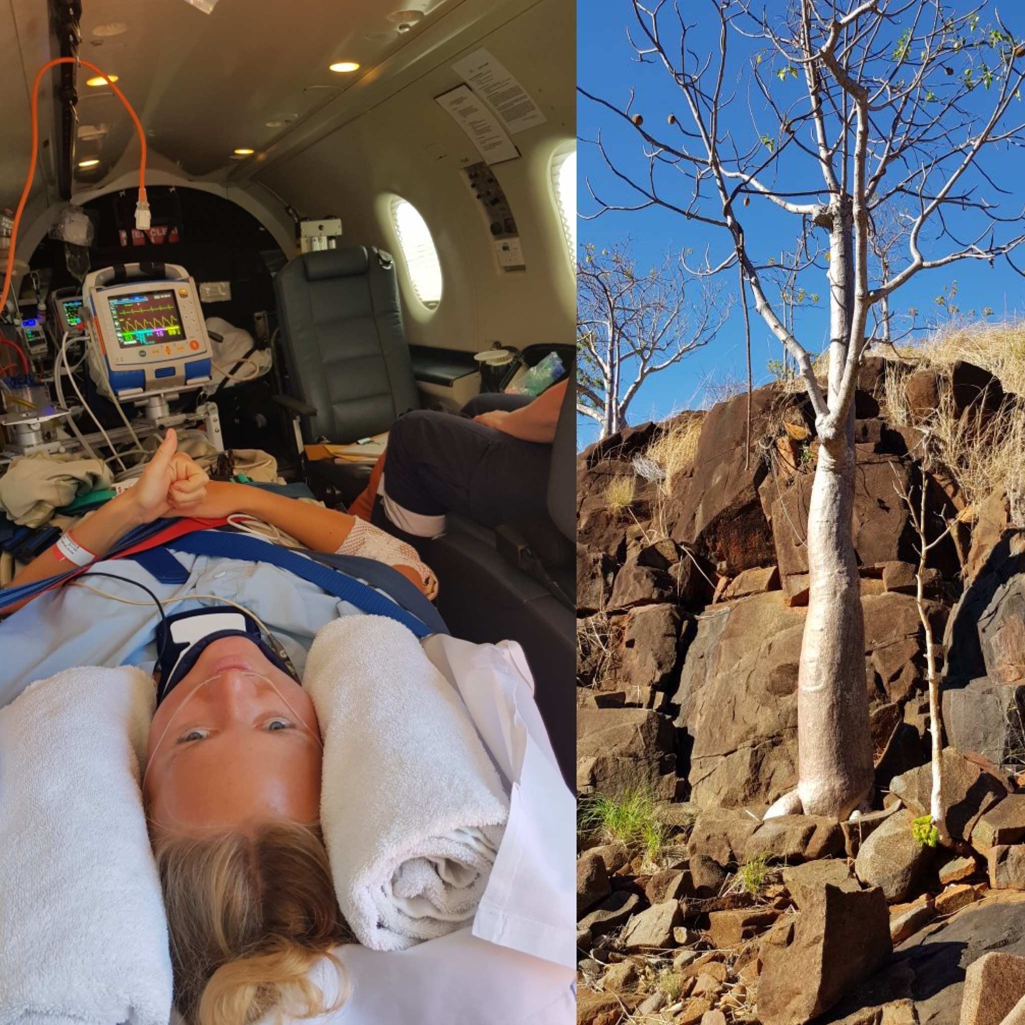 Injured German hiker thanks Royal Flying Doctor Service after dramatic ...