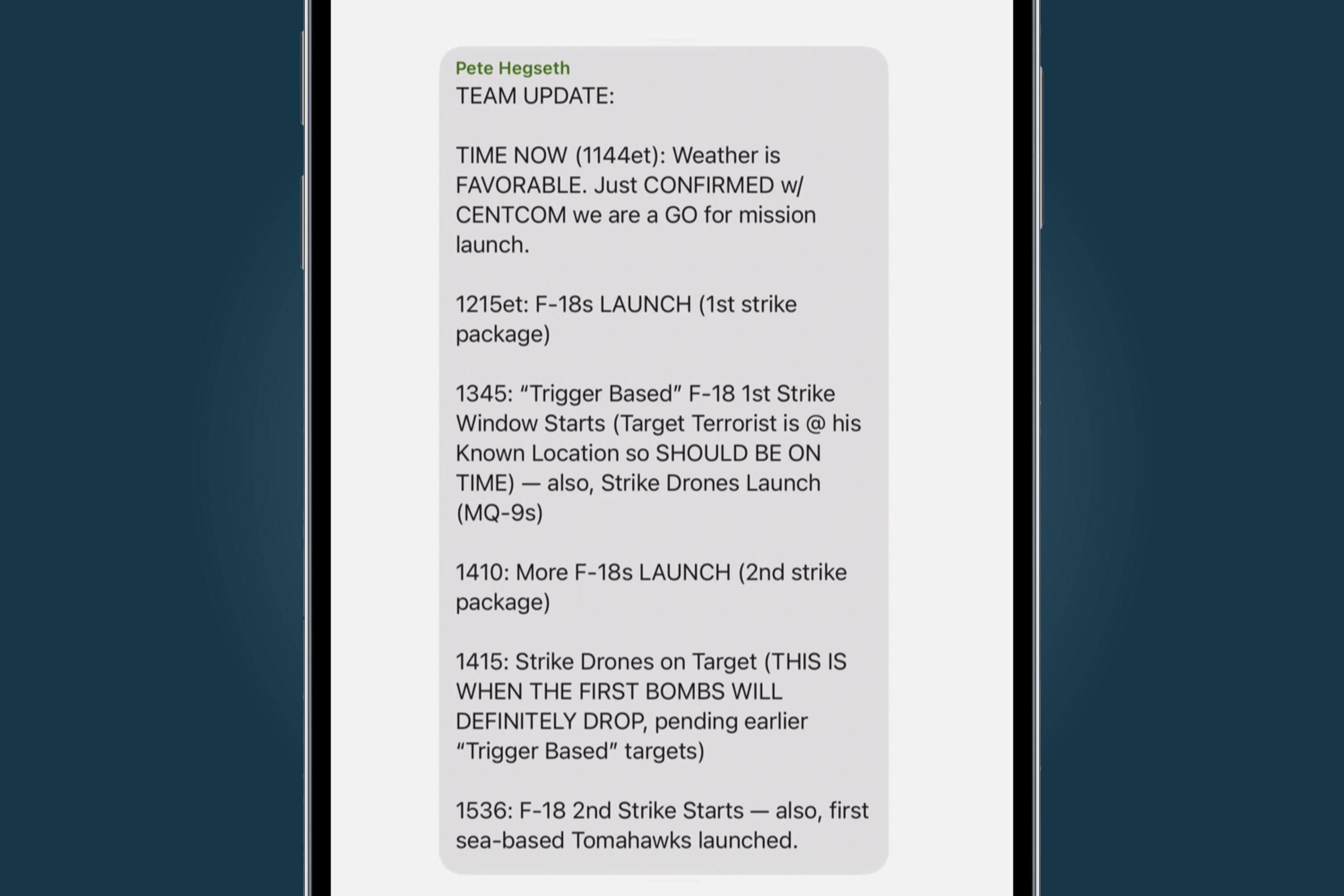 US Defense Secretary Pete Hegseth reportedly shared Yemen attack details with family in second ...