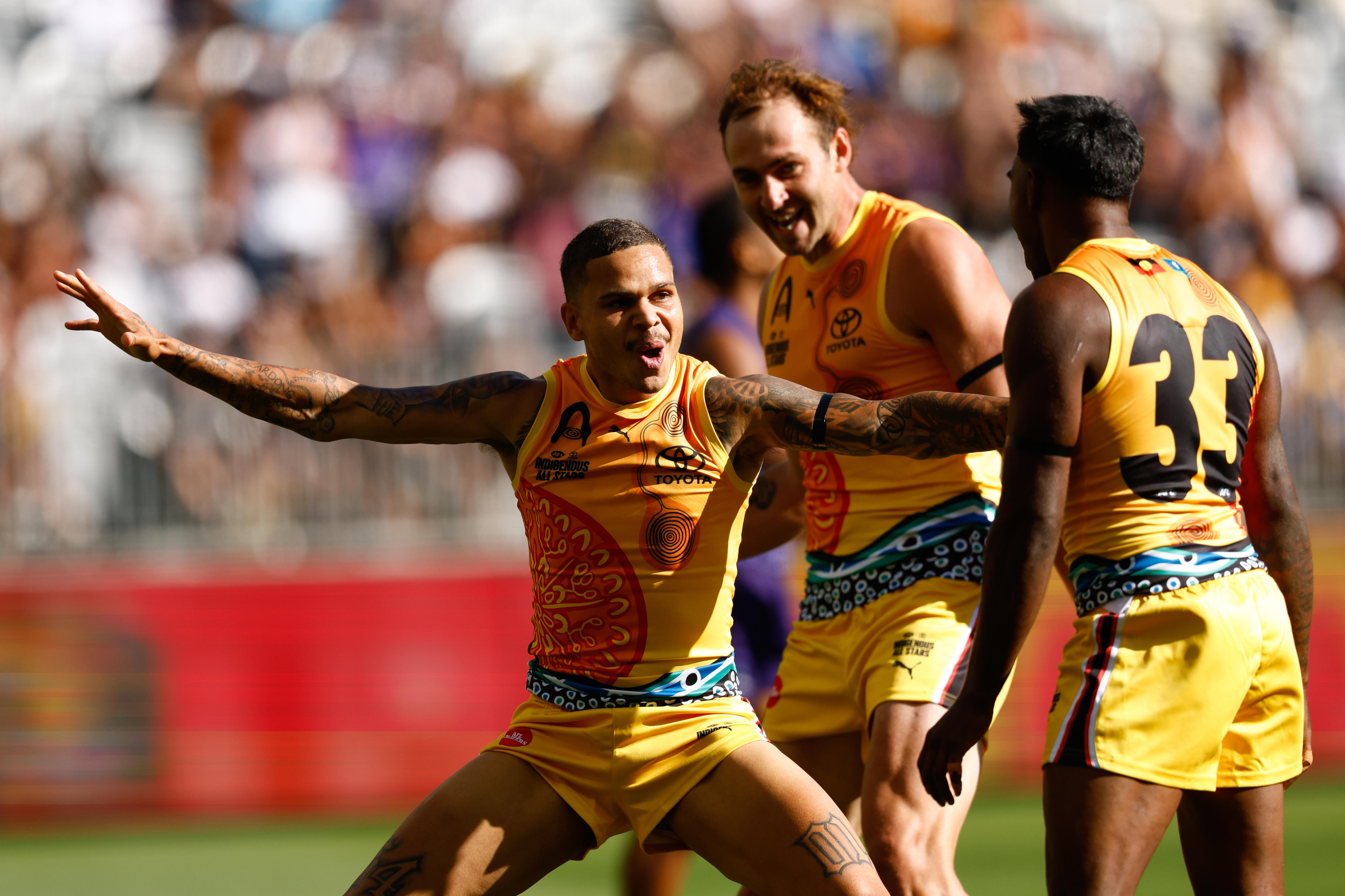Jesse Pickett captures one of best photos of AFL Indigenous All Stars ...