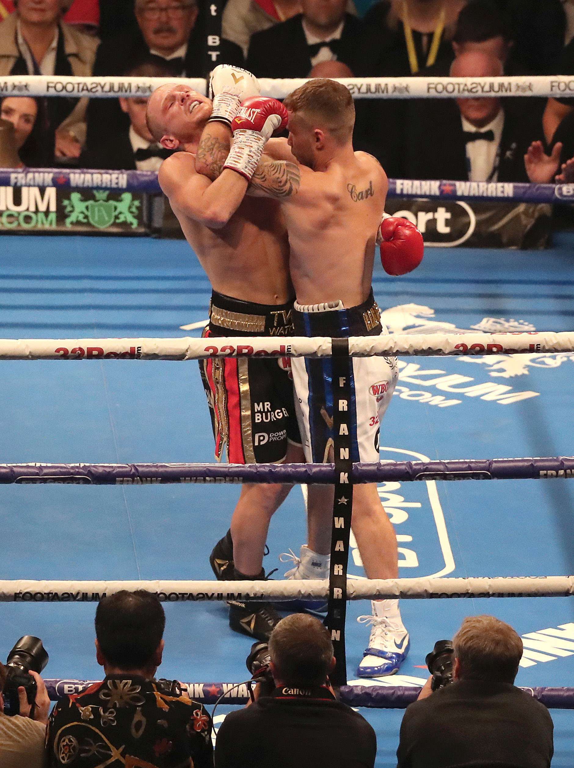 Carl Frampton defeats Luke Jackson to claim WBO World Featherweight ...