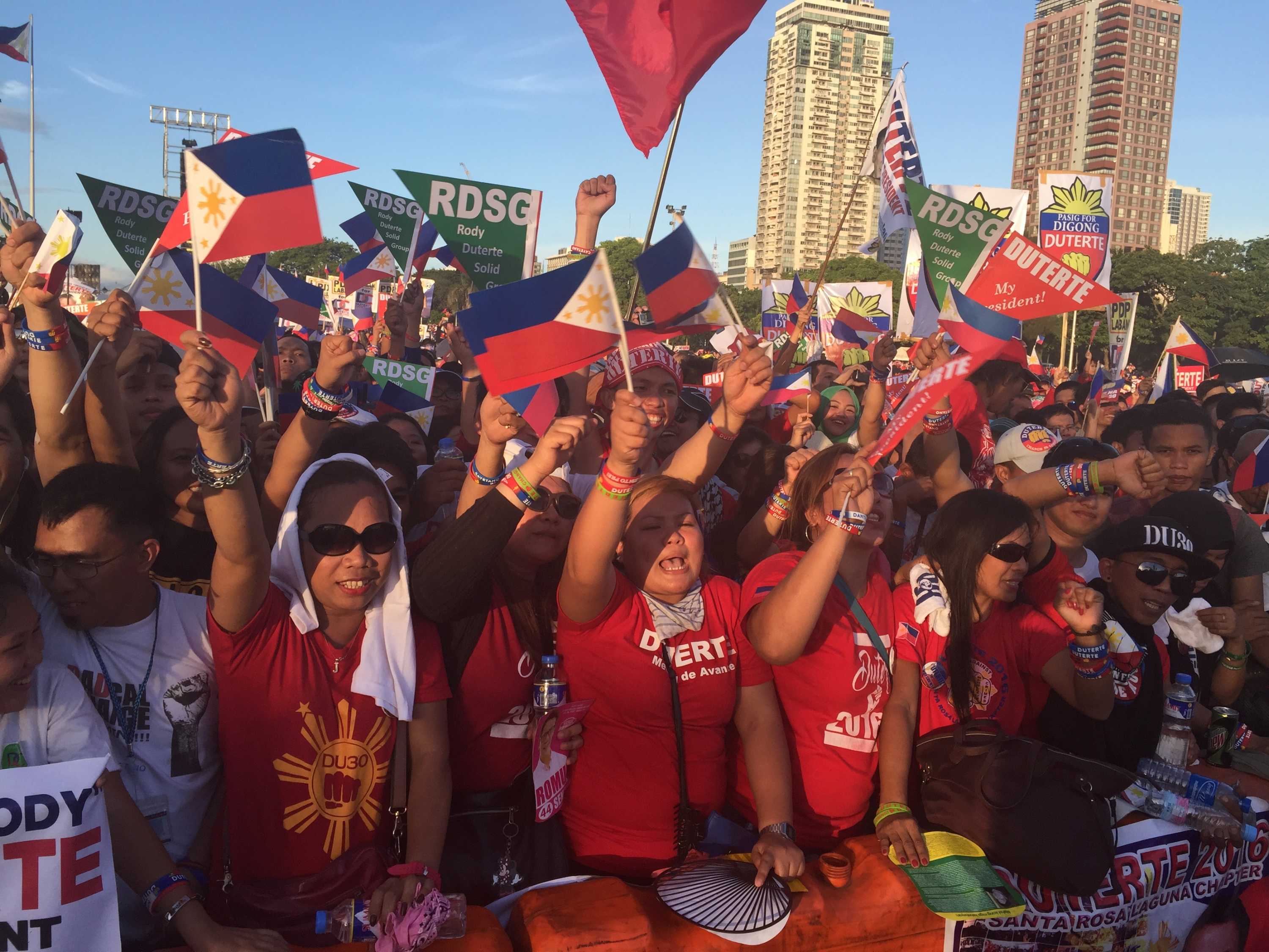 Philippines election: Exit polls put controversial mayor Rodrigo ...