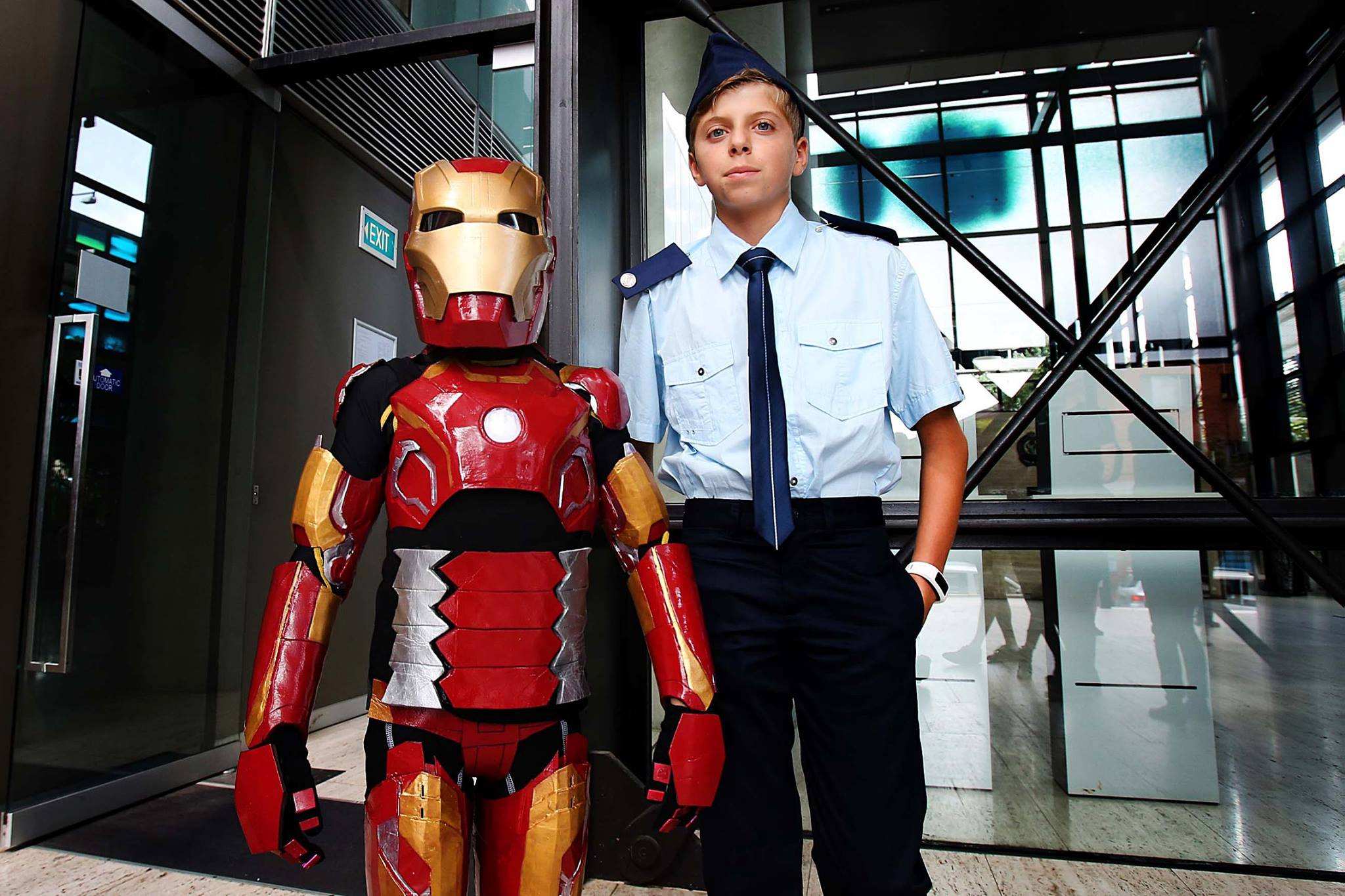 Iron Boy Domenic Pace thrilled by super adventure in Sydney - ABC News