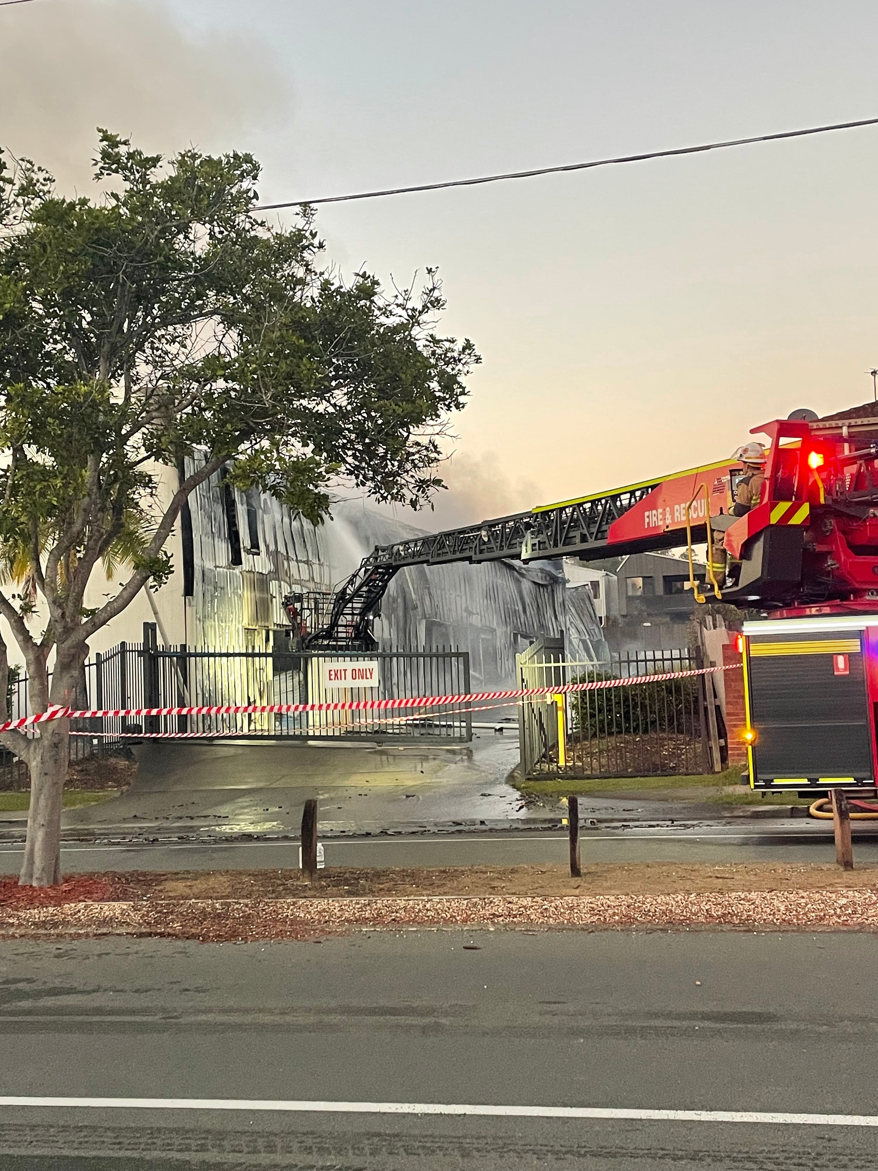 Logan storage facility destroyed by fire, with exclusion zone and ...