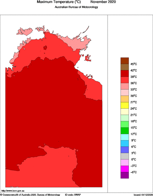 Bureau of Meteorology says the NT experienced its hottest November in ...
