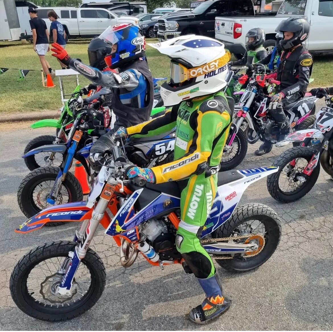 Young Gunnedah motorcyclist Hugo Holmes wins flat track championship in ...