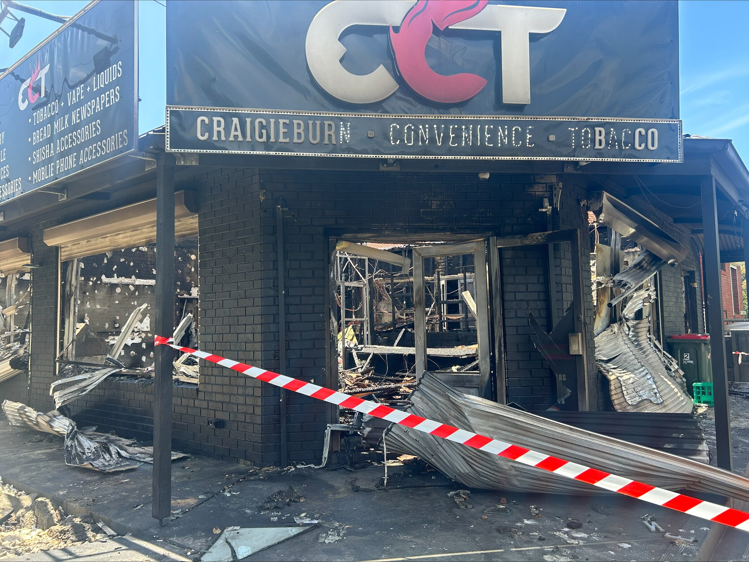 Explosions send shrapnel flying from tobacco shop engulfed in ...