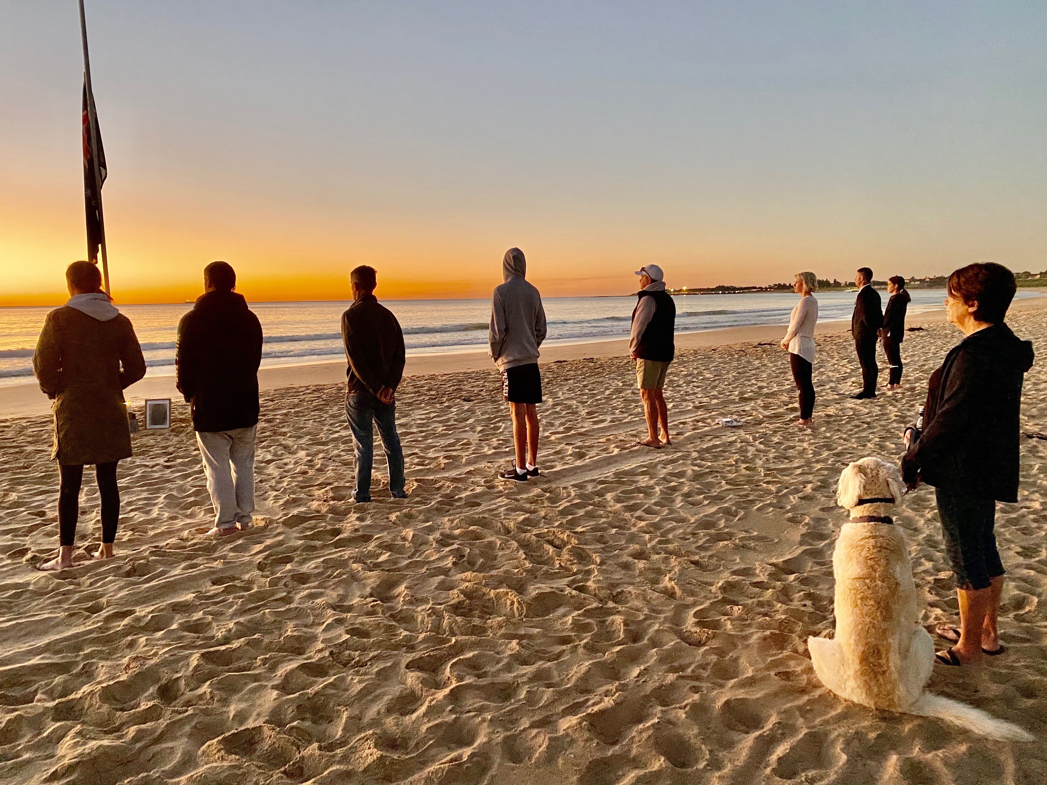 From driveway vigils to beach services, here's how Australians marked ...