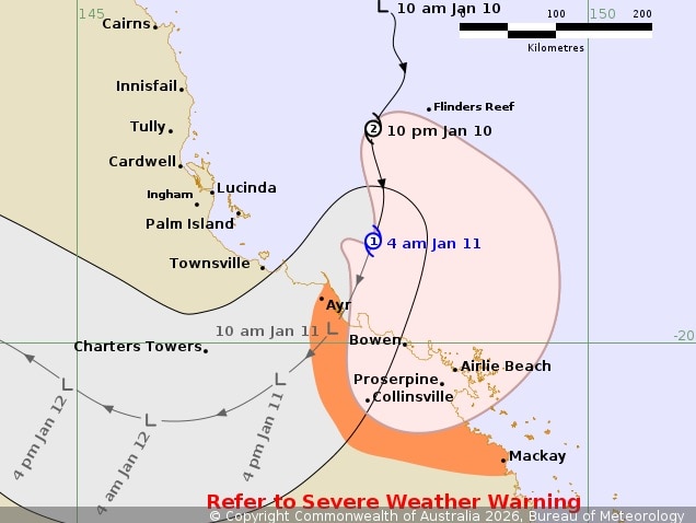 Tropical Cyclone Koji expected to make landfall within the hour - ABC News