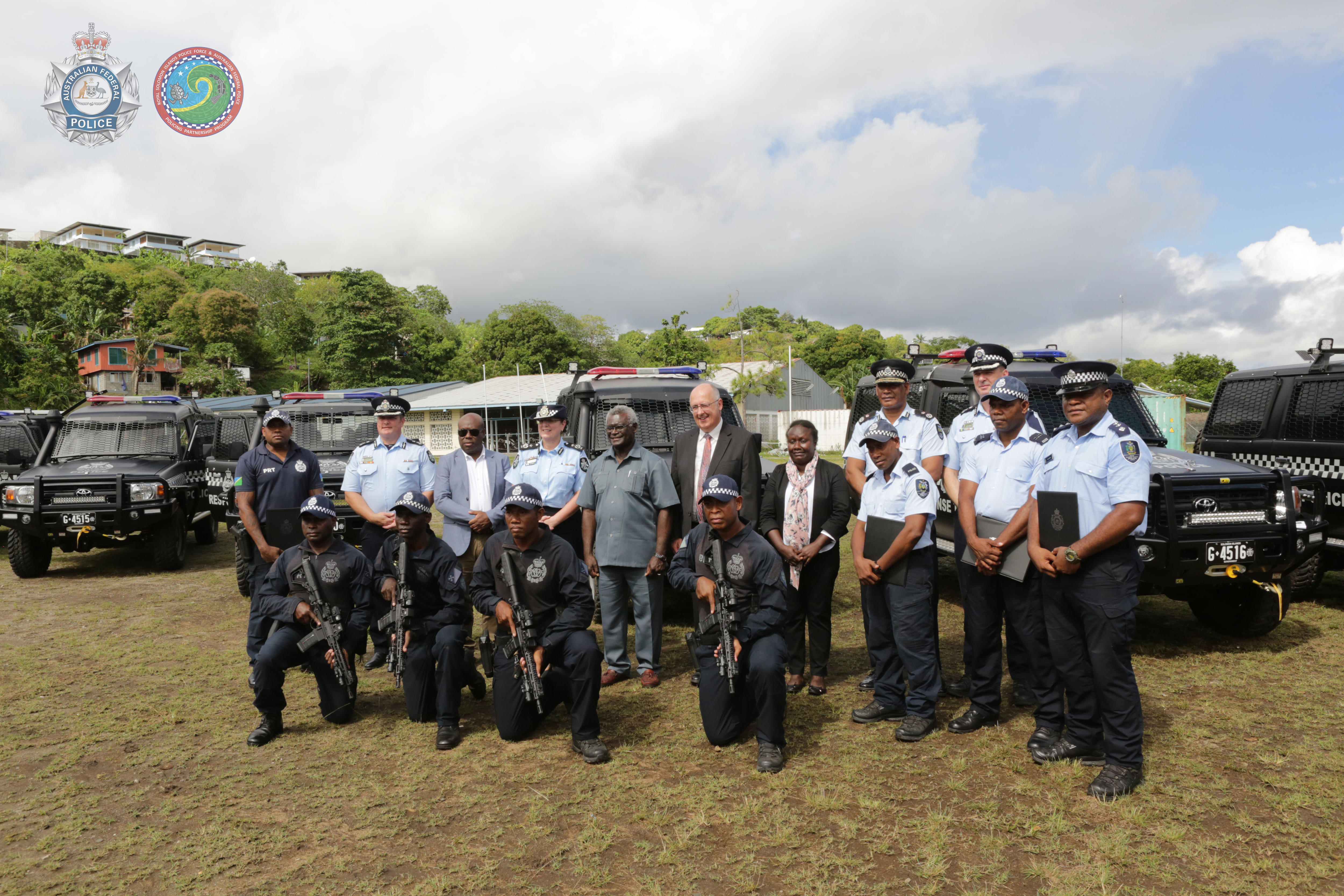 Australian Federal Police gives Solomon Islands police semi-automatic ...