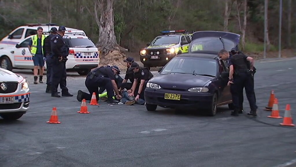 Meth-addicted armed robber Ben Andrew Goring jailed over wild Gold ...