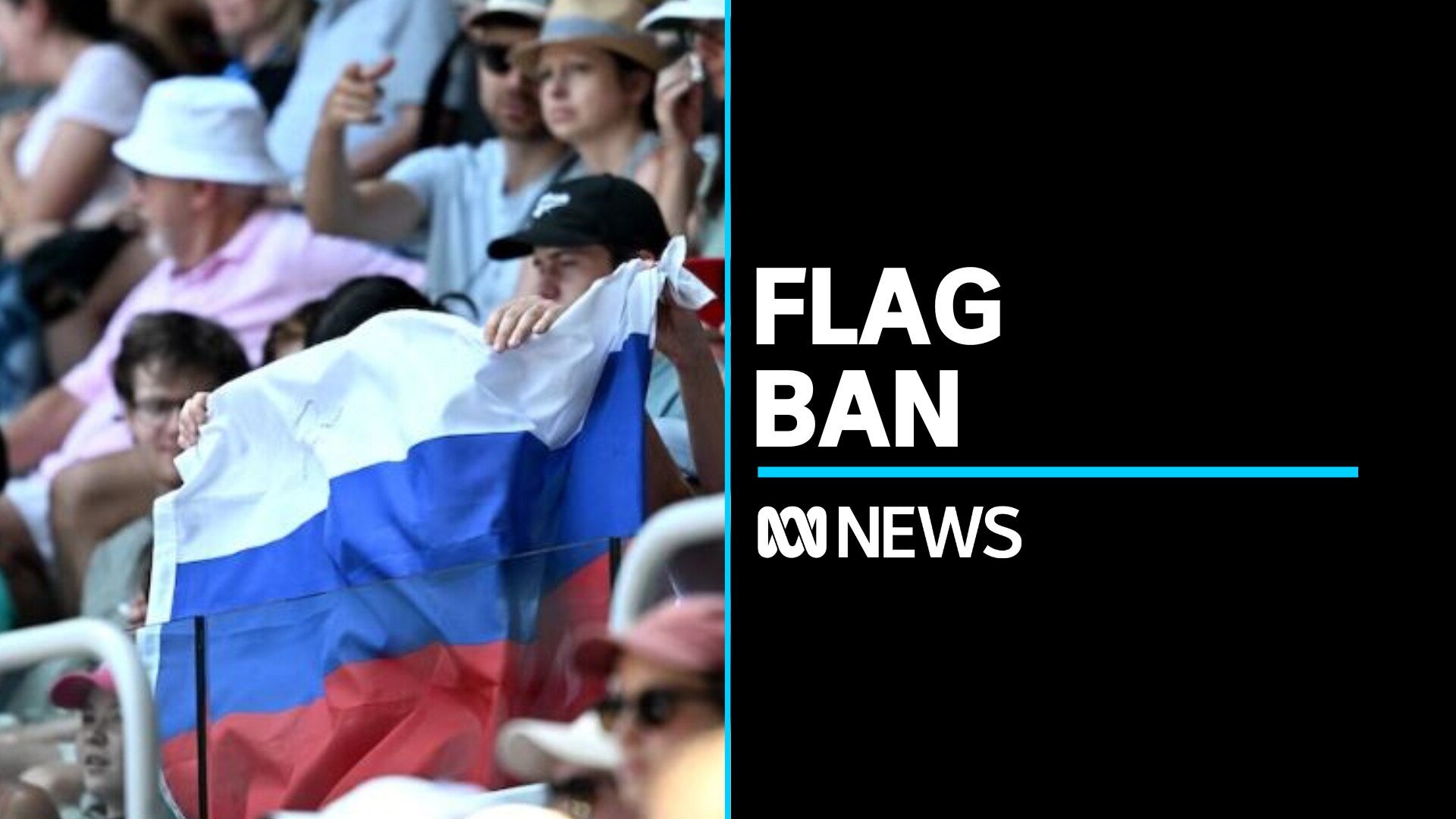 Russian and Belarusian flags banned at Australian Open - ABC News