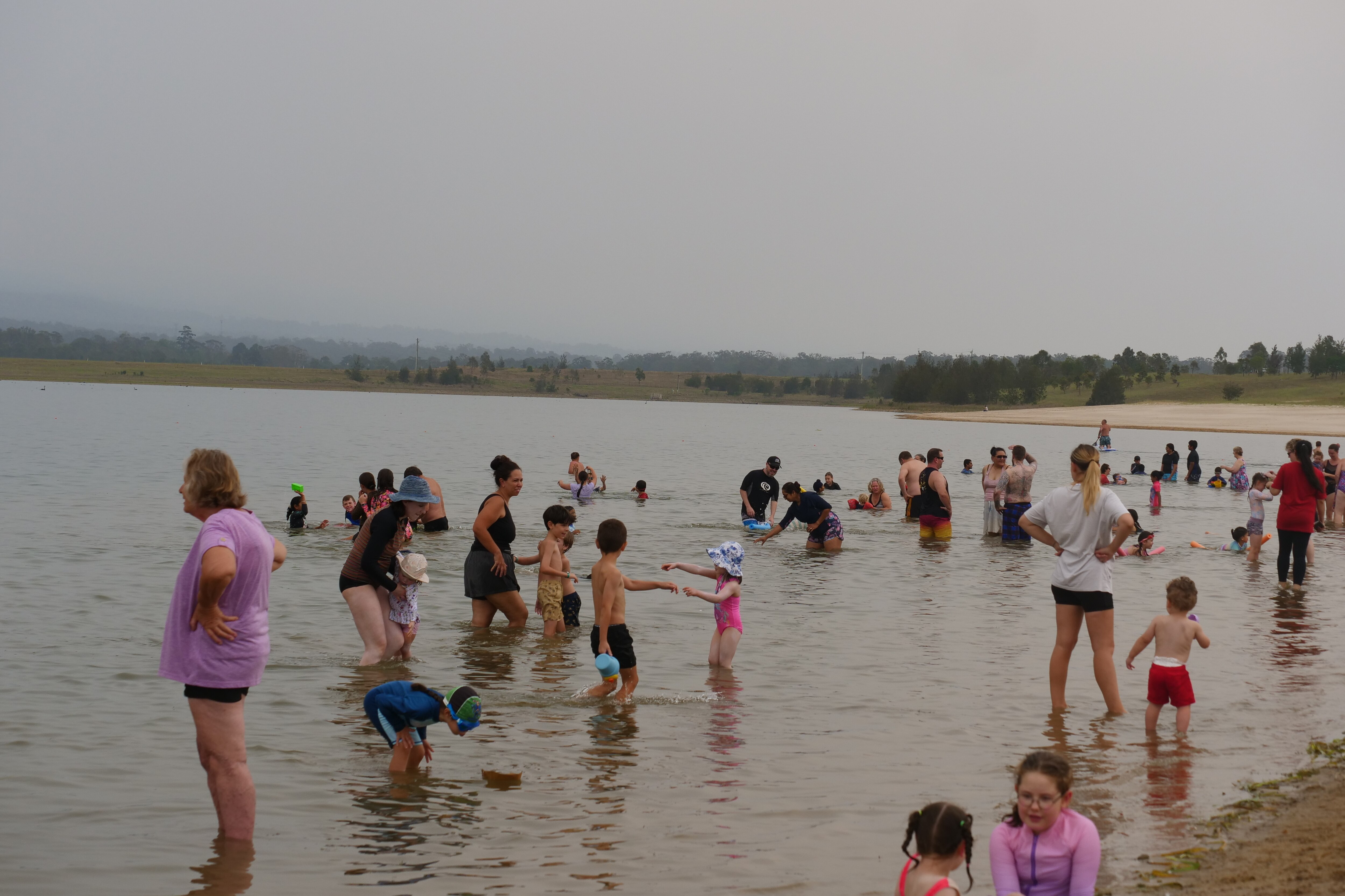 Western Sydney locals flock to newly opened Penrith beach dubbed 'Pondi ...
