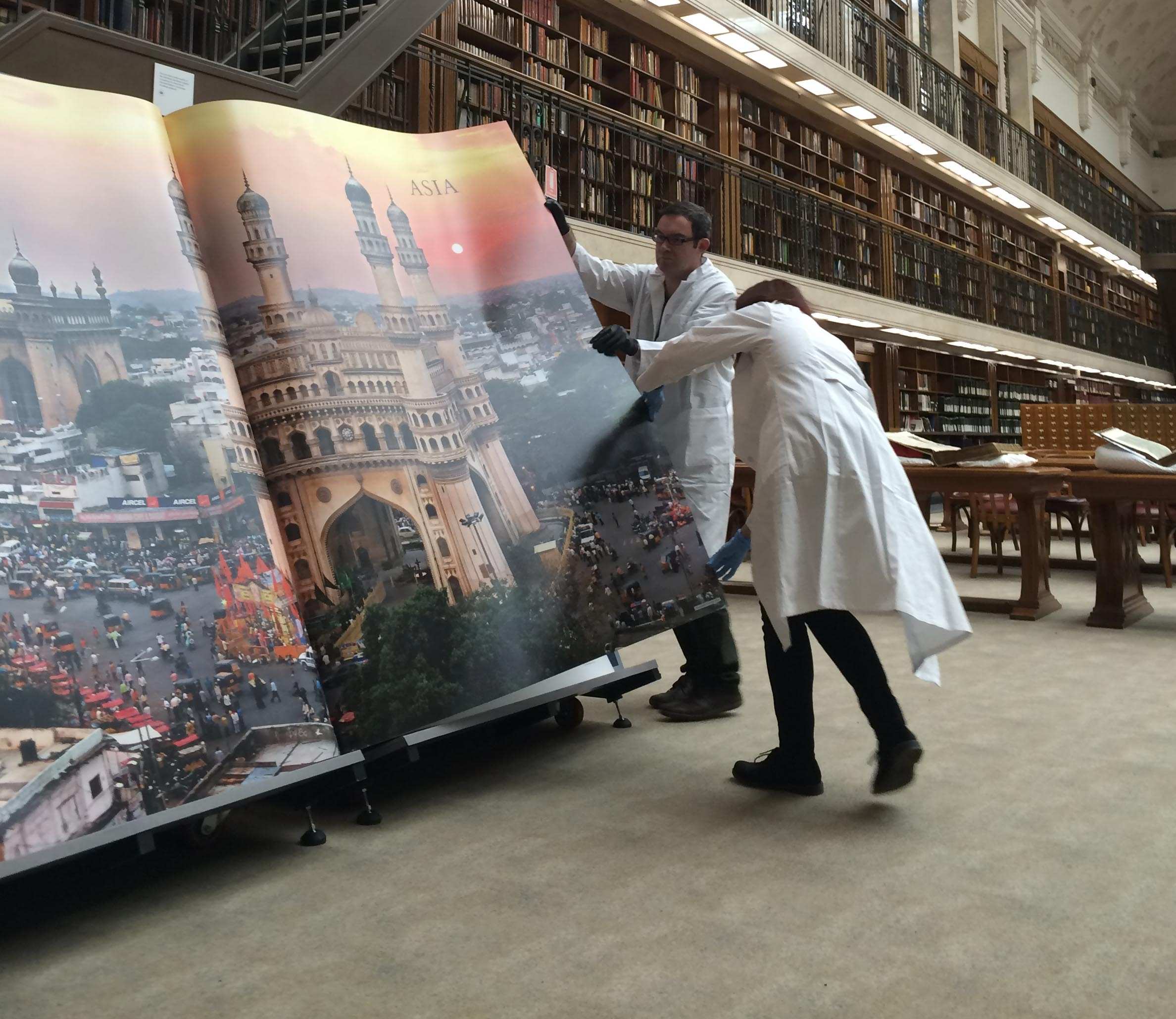 Earth Platinum: World's largest book on display at State Library of NSW ...