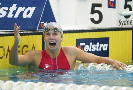 Lenton back in the pool after new world record - ABC News