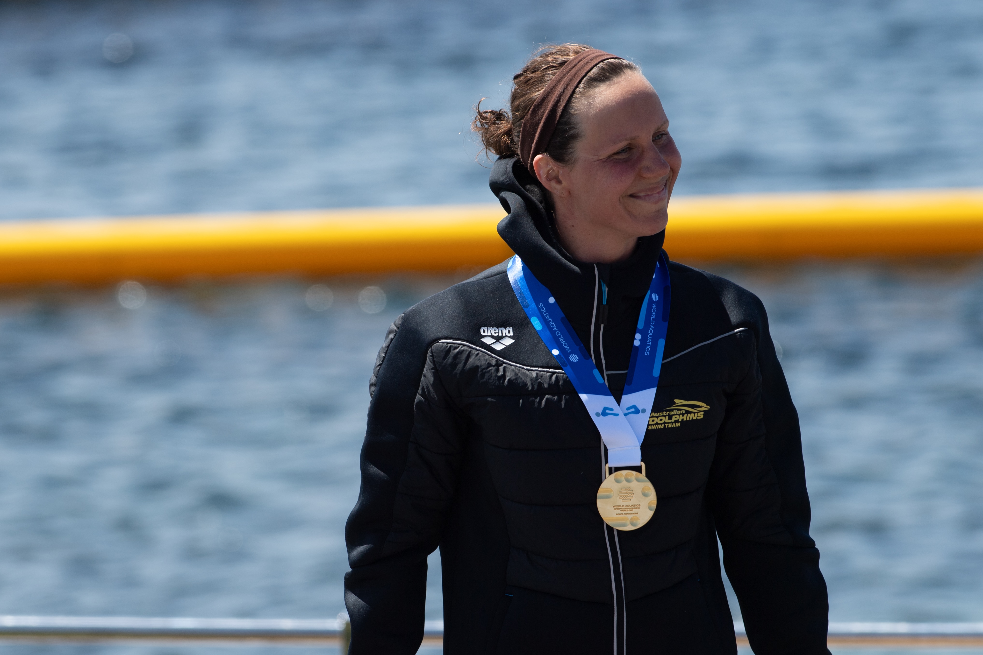 Moesha Johnson swimming in World Cup gold, with every move designed for ...