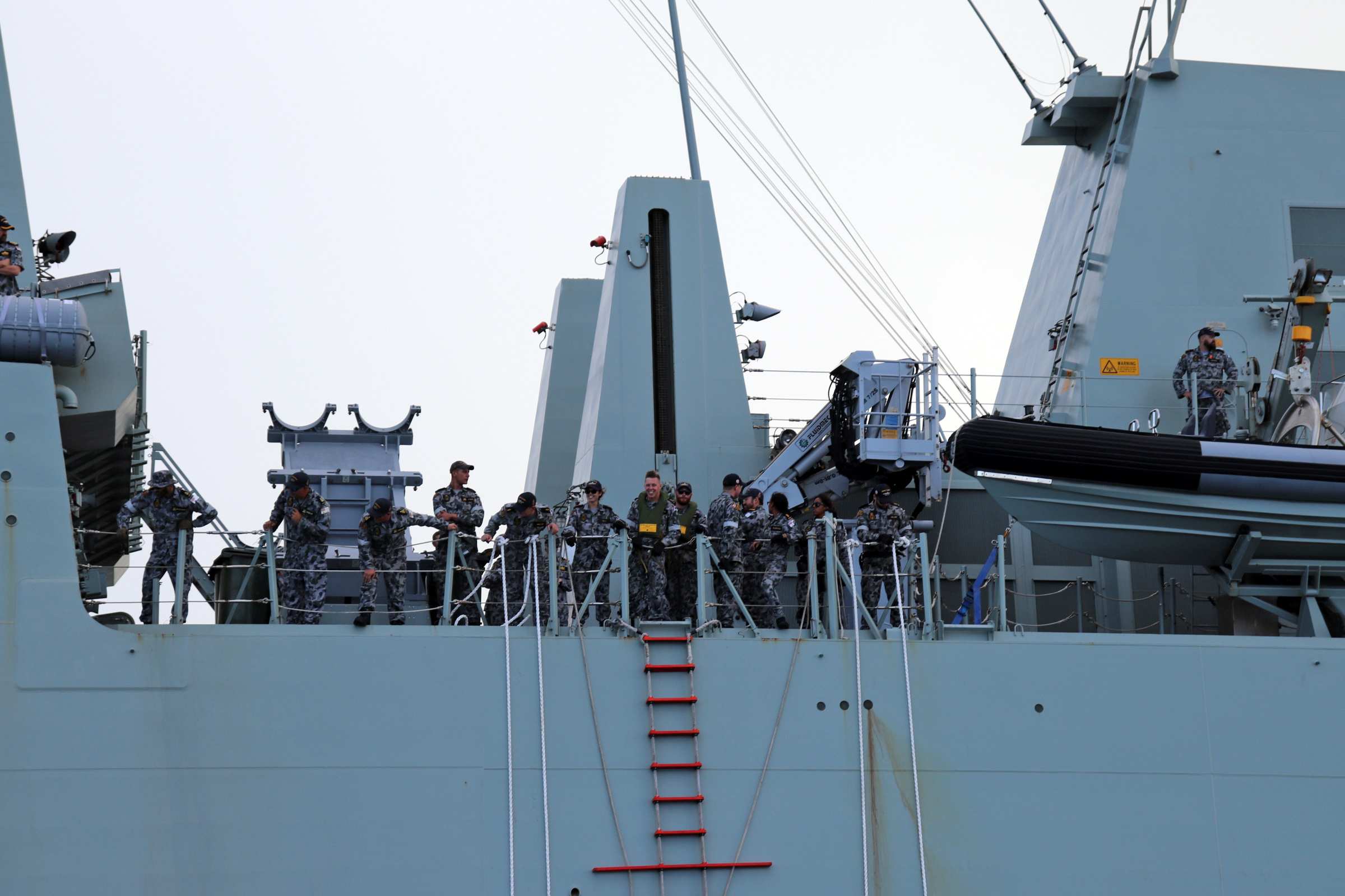 HMAS Brisbane is Australia's most advanced Navy warship — we spent the ...