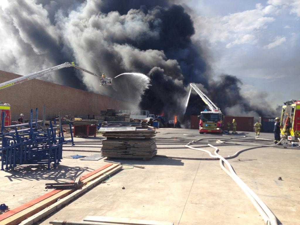 Lansvale factory fire: Major blaze at industrial site in south-west ...