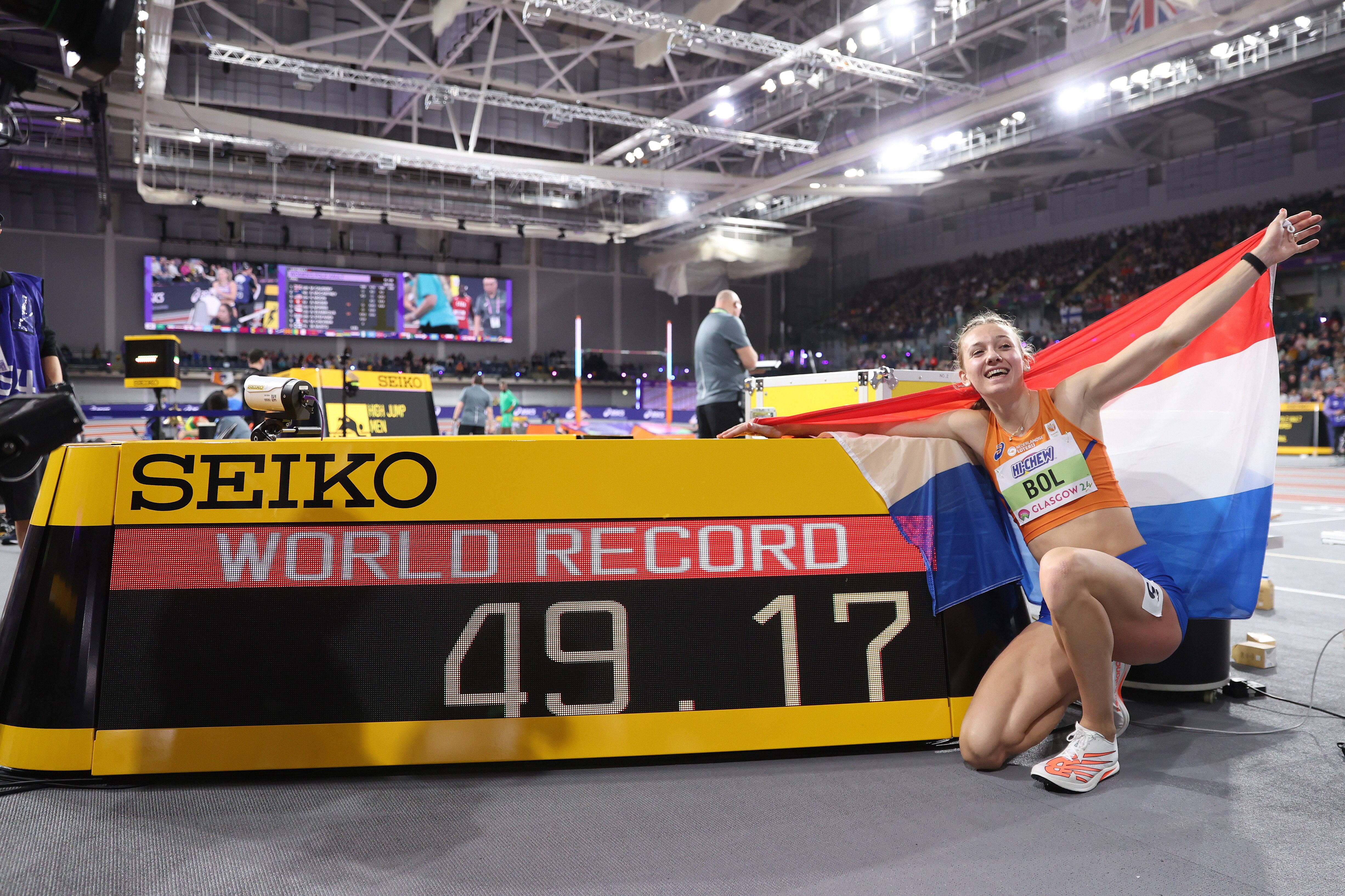 Dutch superstar Femke Bol breaks 400m indoor world record at world ...