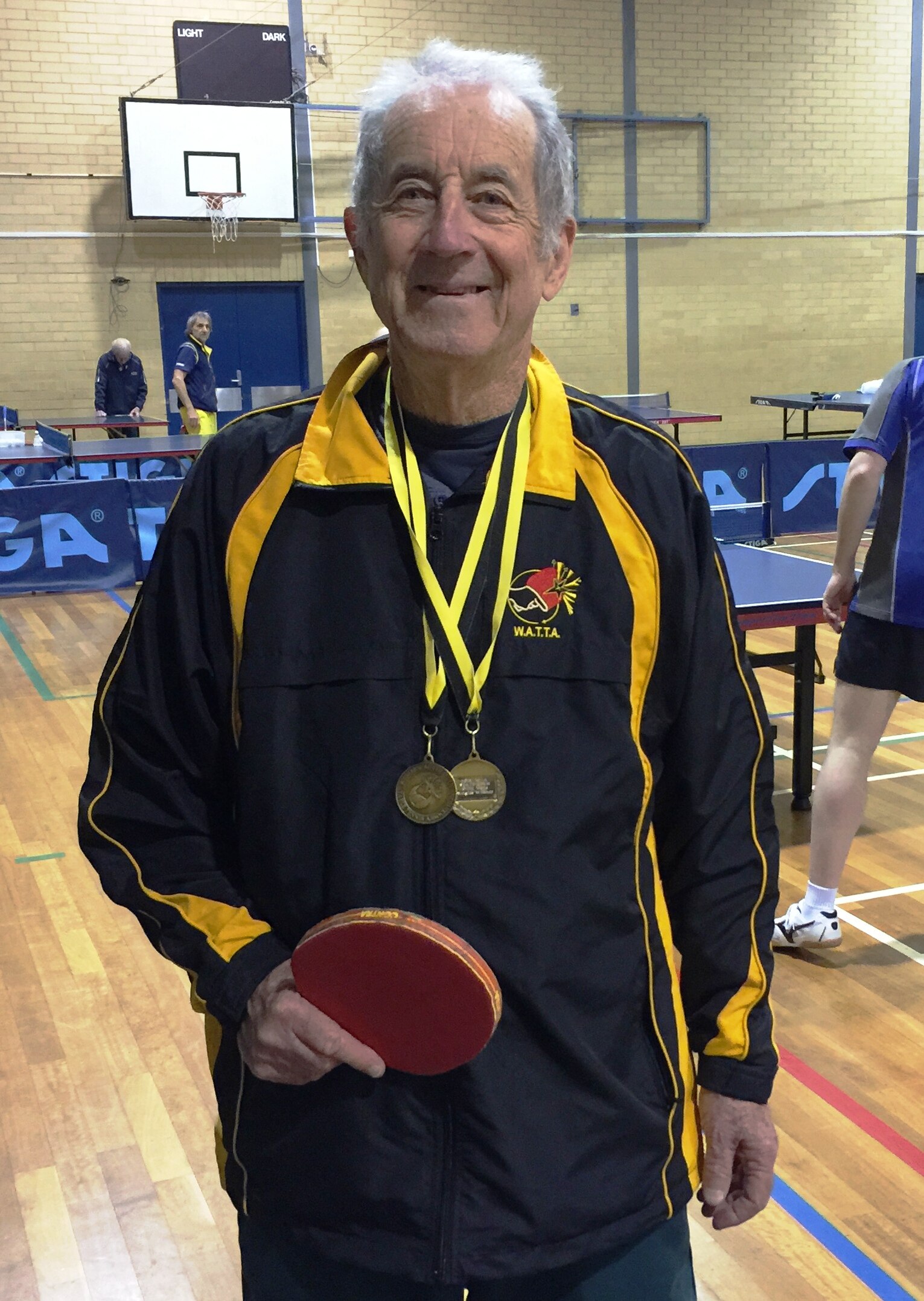 2022 Australian Masters Games table tennis athlete 84yo Gordon Lee ...