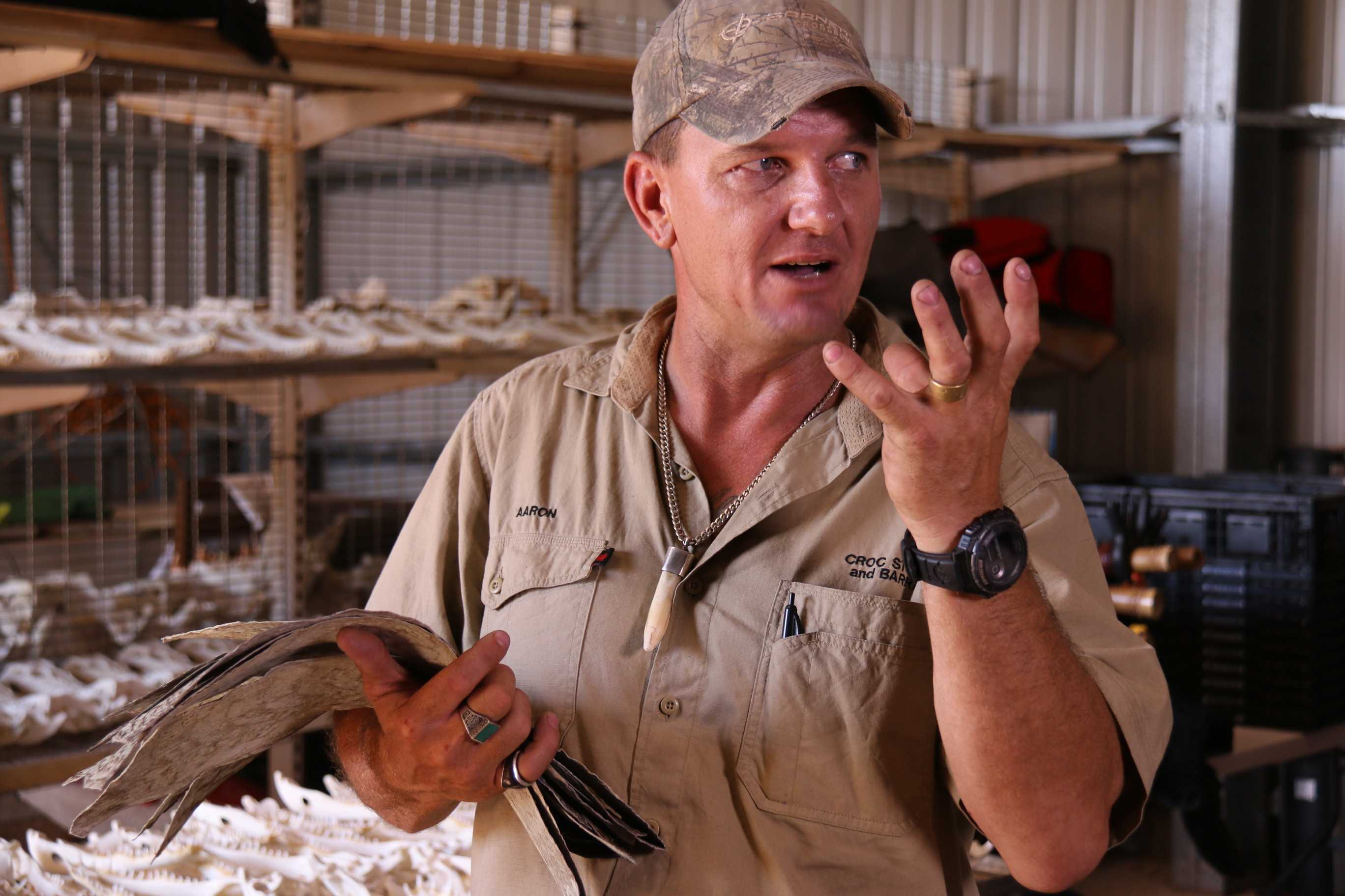 Boutique leather: Cane toad dress for Madonna and barramundi leather ...