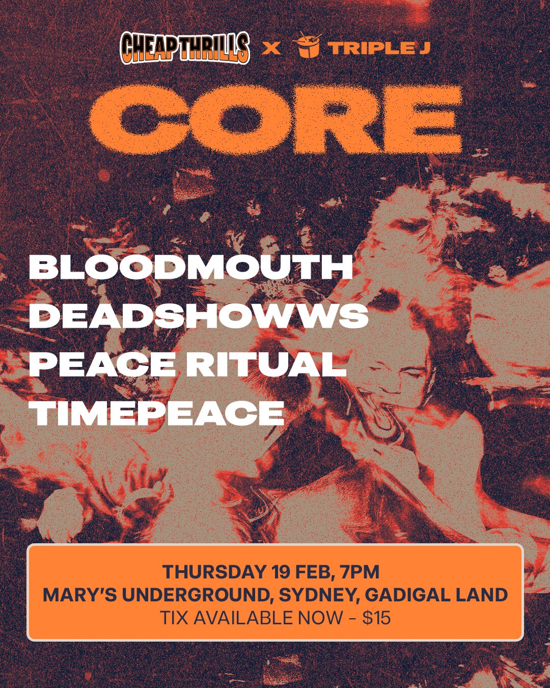 triple j CORE rips open 2026 with big gig of Australian heavy hitters ...