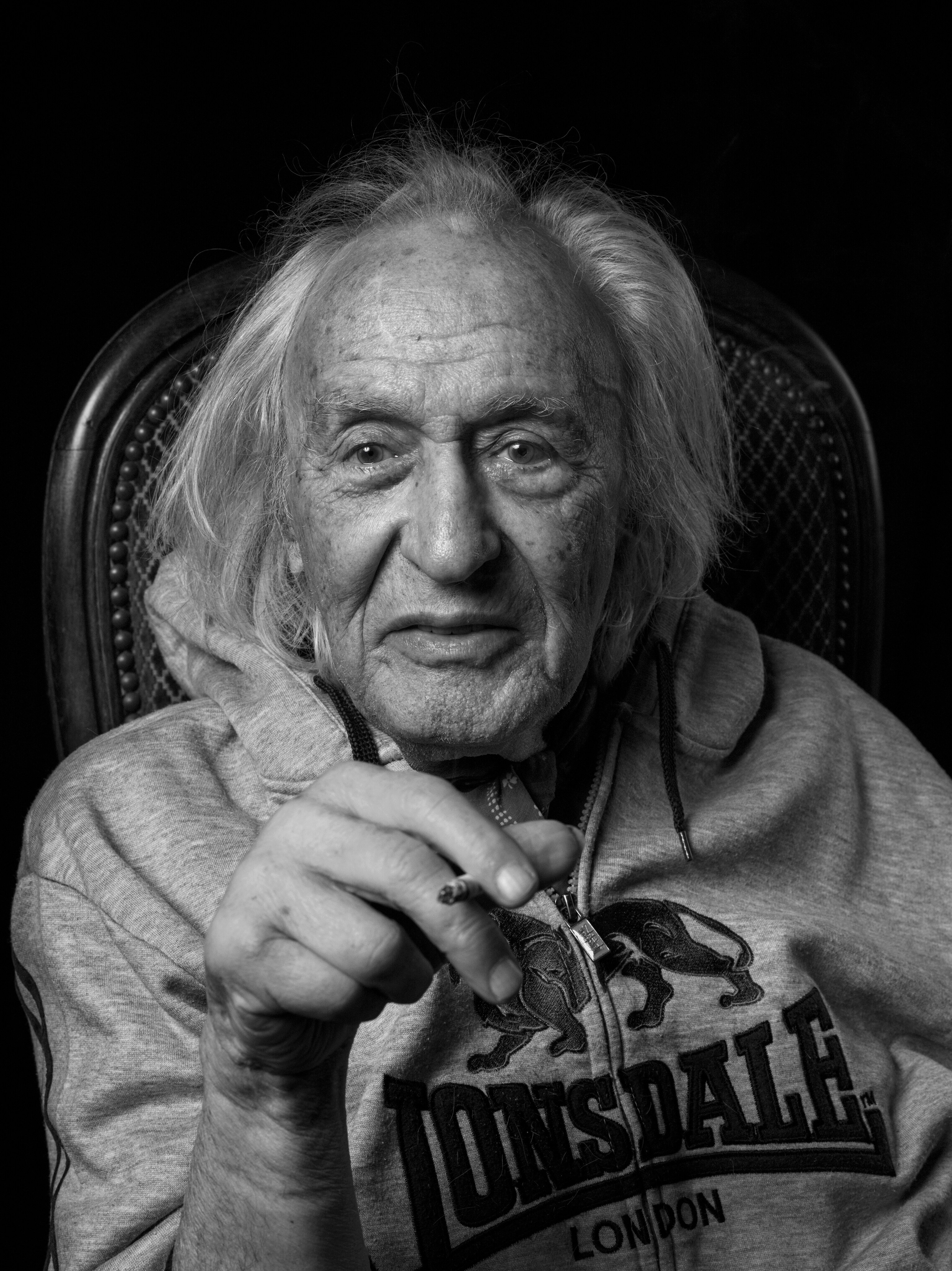 American photographer William Klein, who strongly influenced fashion ...