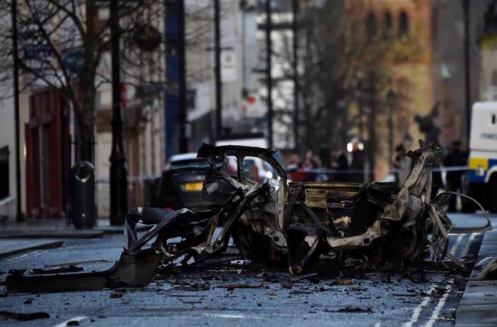 IRA dissidents suspected in car bomb blast outside Northern Ireland ...