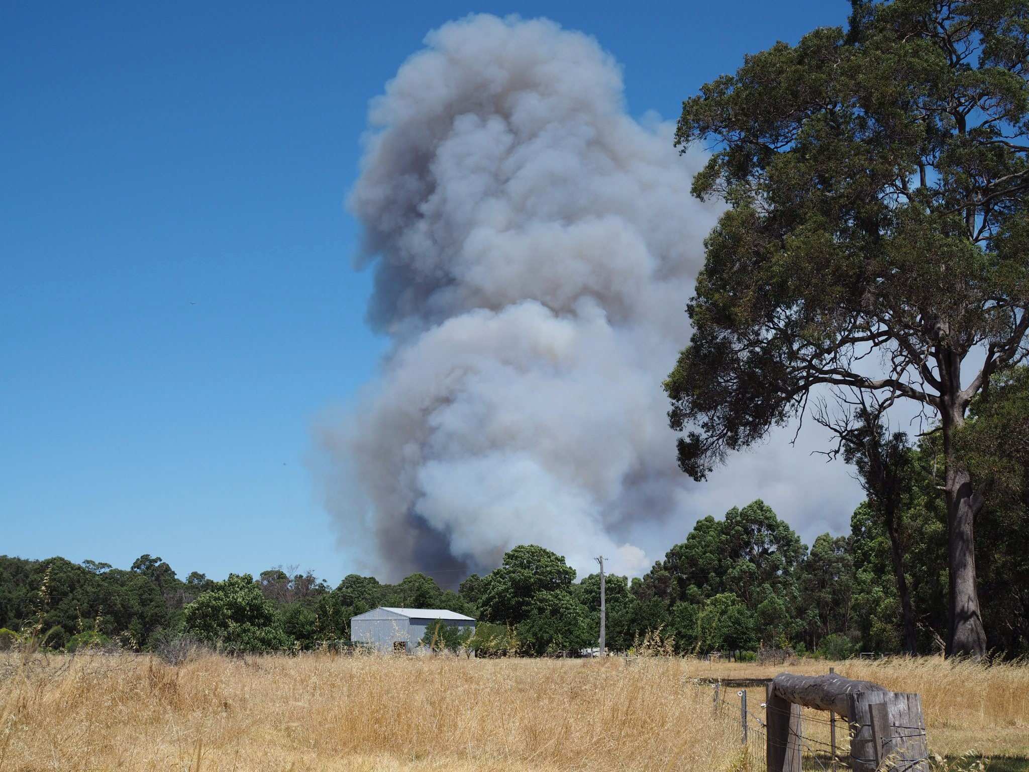 WA bushfire contained after lives, homes threatened in Gwindinup, south ...