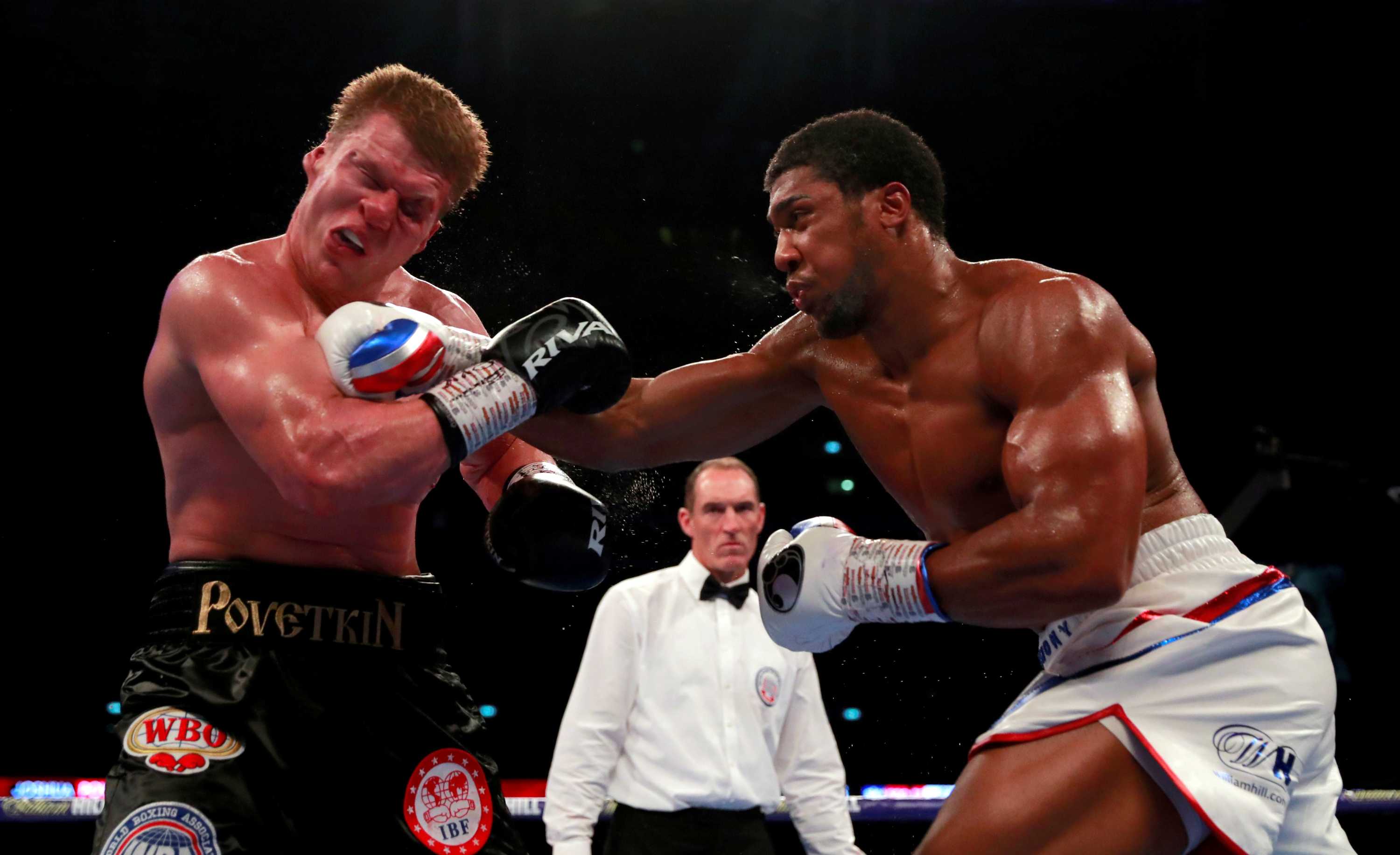 Anthony Joshua dismantles Alex Povetkin at Wembley to retain ...