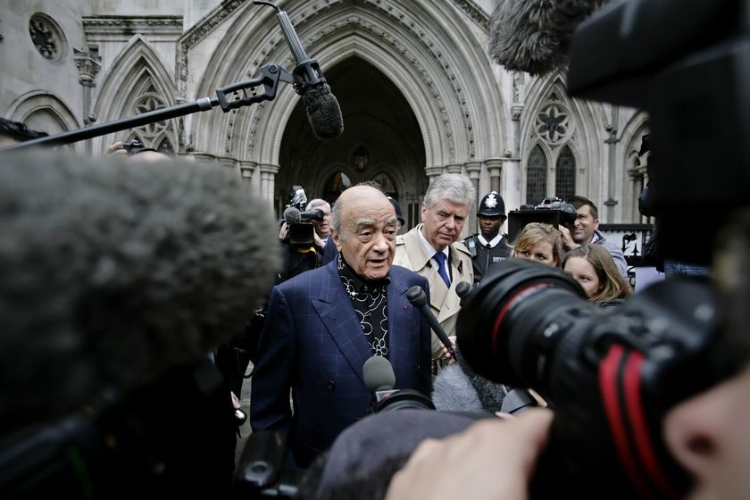 Al Fayed questioned over sexual assault allegations - ABC News