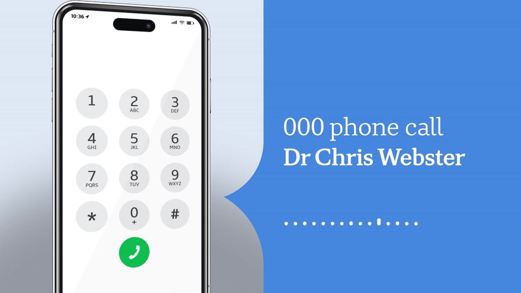 Dr Chris Webster's triple-0 call - ABC News