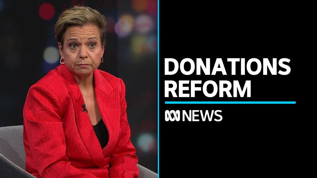 Michelle Rowland calls for a reform of political donations - ABC News