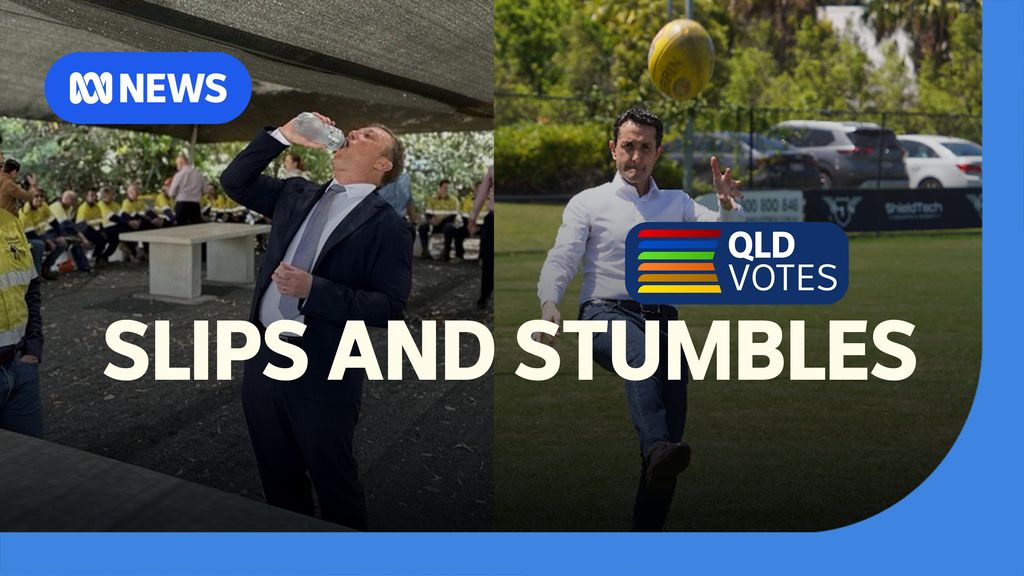 All the slips and stumbles of Queensland's election campaign so far ...