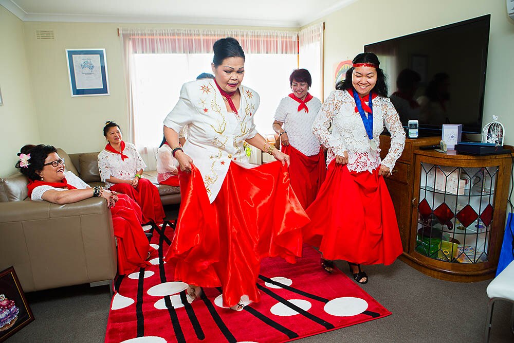 Amelia's Mariposa dancers teaching Burnie to eat, laugh and dance - ABC ...