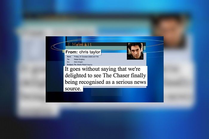 Chasing the Source - Media Watch