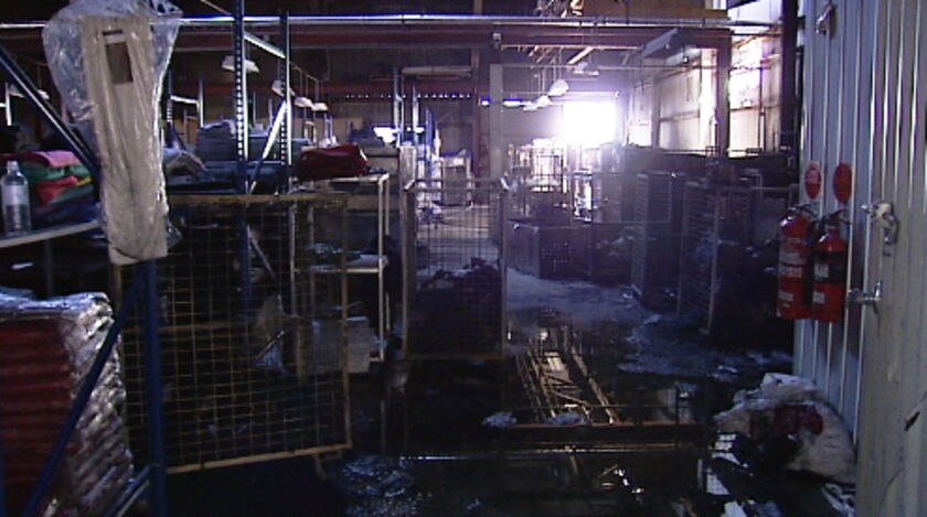 Tea towel combustion blamed for factory blaze - ABC News