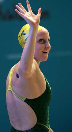 Schipper leads Aust to double at swimming championships - ABC News