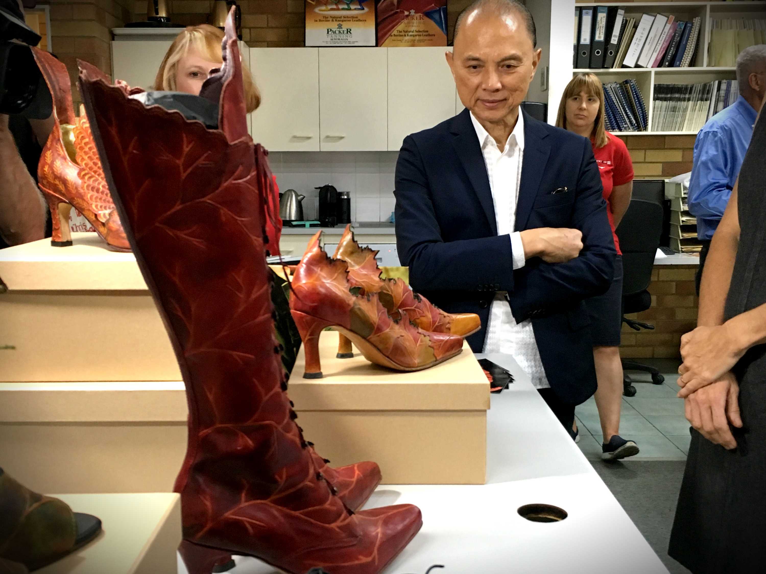 Jimmy Choo visits Brisbane to share tricks of the shoemaking trade ...