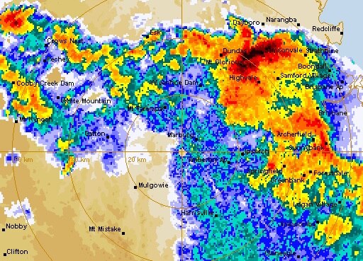 'Very dangerous' storm hits south-east Queensland as Christmas heavy ...