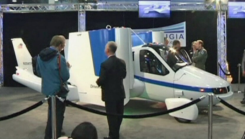 Flying car unveiled in New York - ABC News