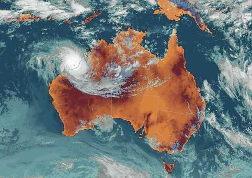 Cyclone Laurence crosses coast - ABC News