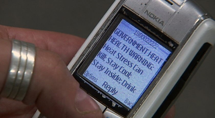 Phone warning system ready to go - ABC News